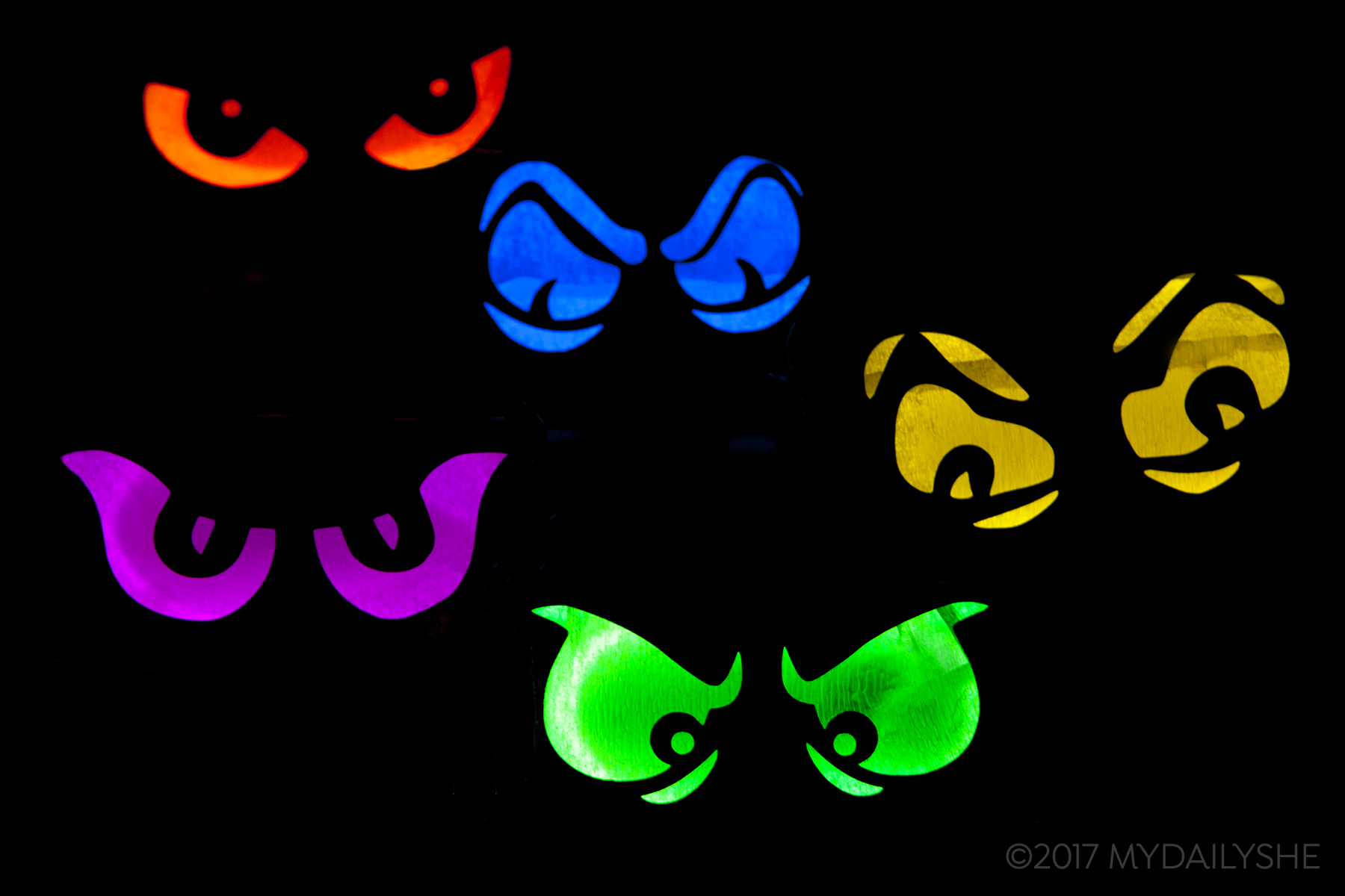 For the best results, turn out the lights. You got a bunch of glowing ...